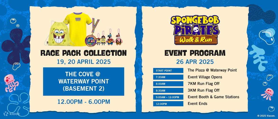 SpongeBob Pirate Walk & Run 2025 - Klook Canada