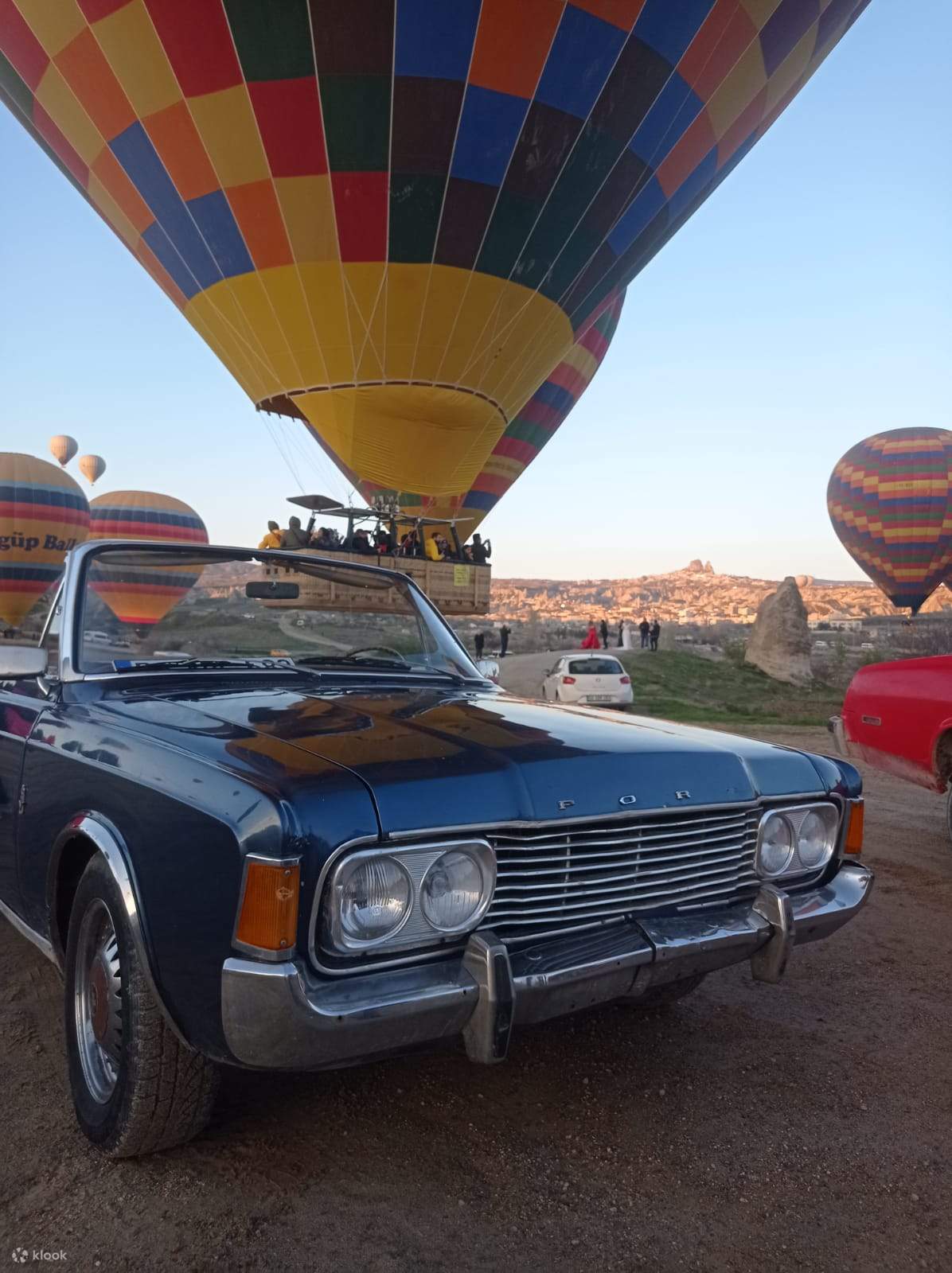 Classic Car and Balloon Chasing in Cappadocia - Klook India