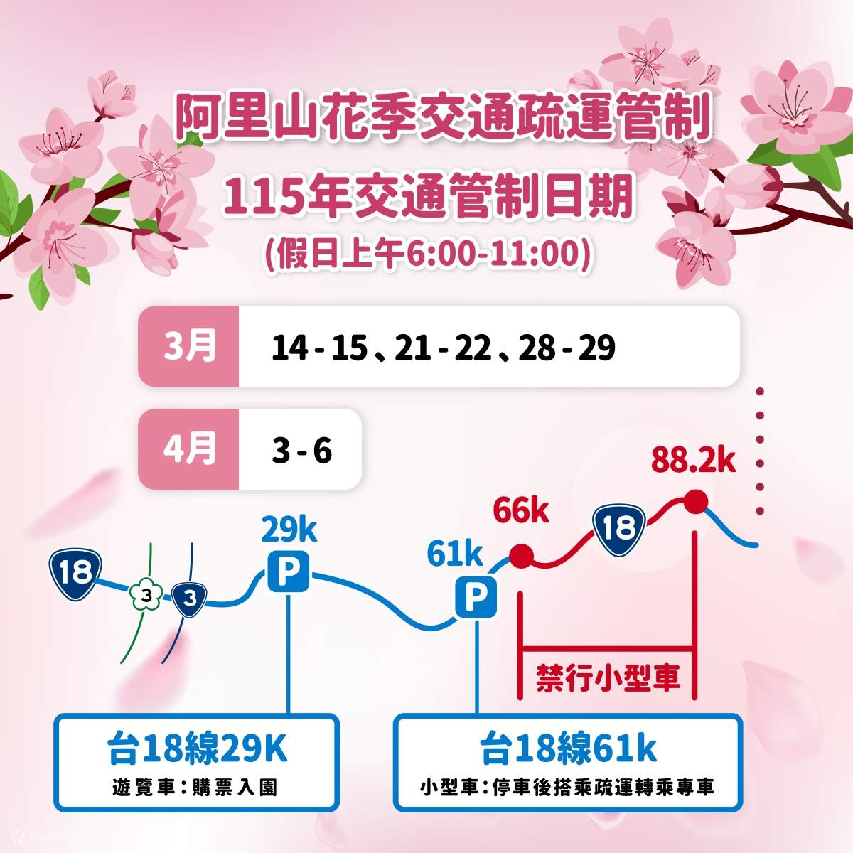 2026 Alishan Flower Season Reservation Package︱61K Shuttle Transfer Bus ...