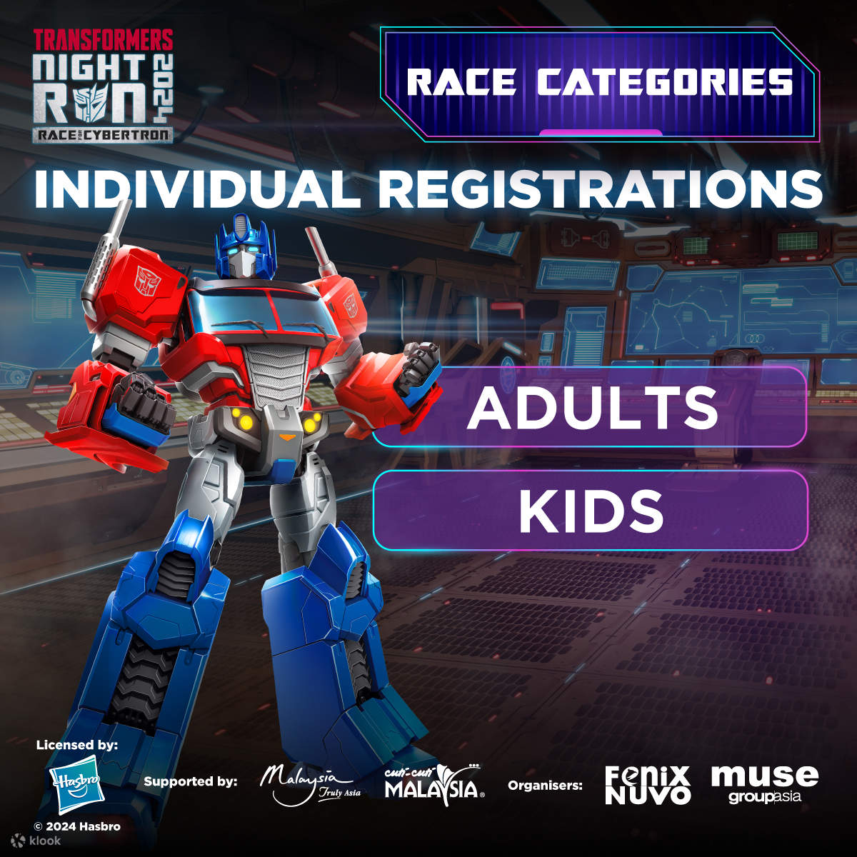 Transformers Night Run 2024 in Putrajaya - Klook Malaysia