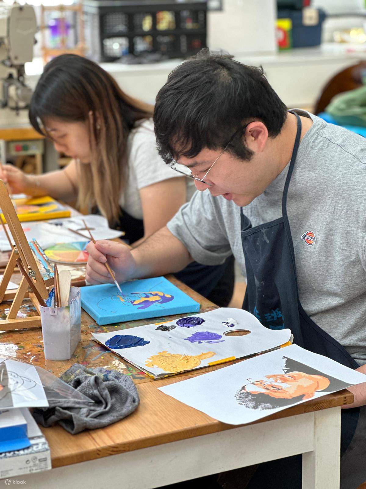 Handmade Workshop - Pop Art Portrait / Pet Painting Course - Klook ...