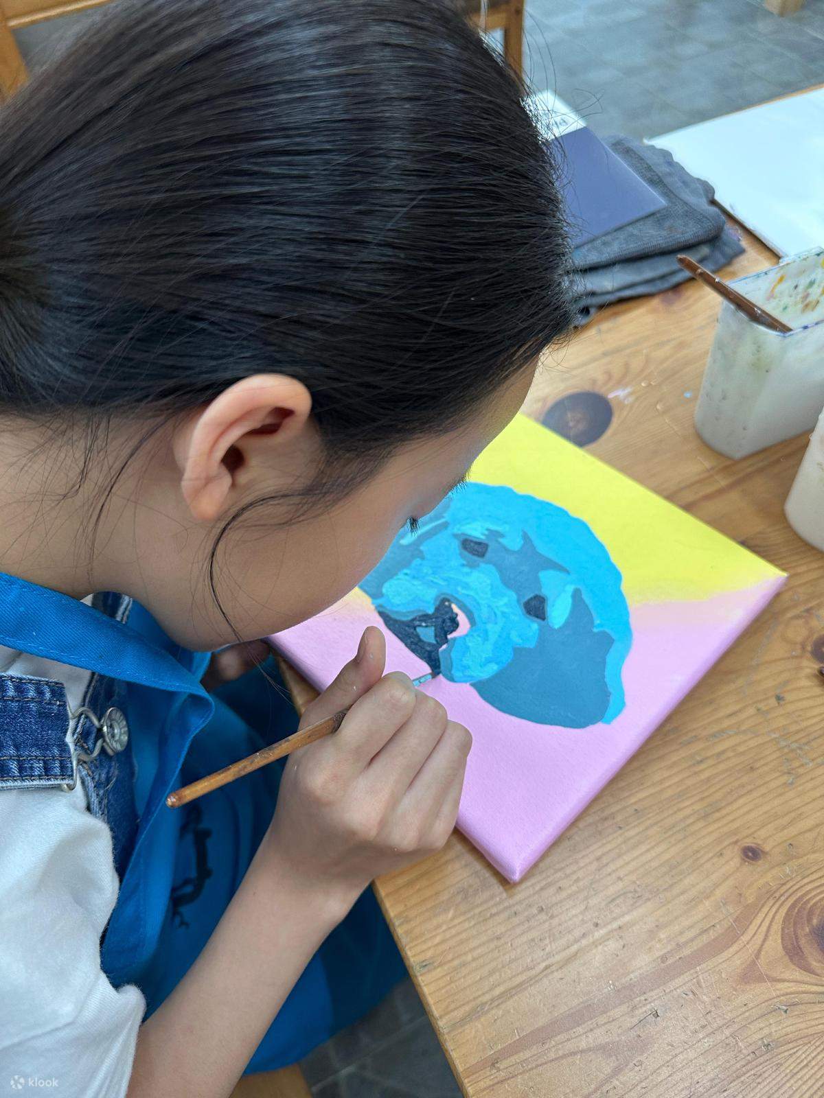Handmade Workshop - Pop Art Portrait / Pet Painting Course - Klook Hong ...