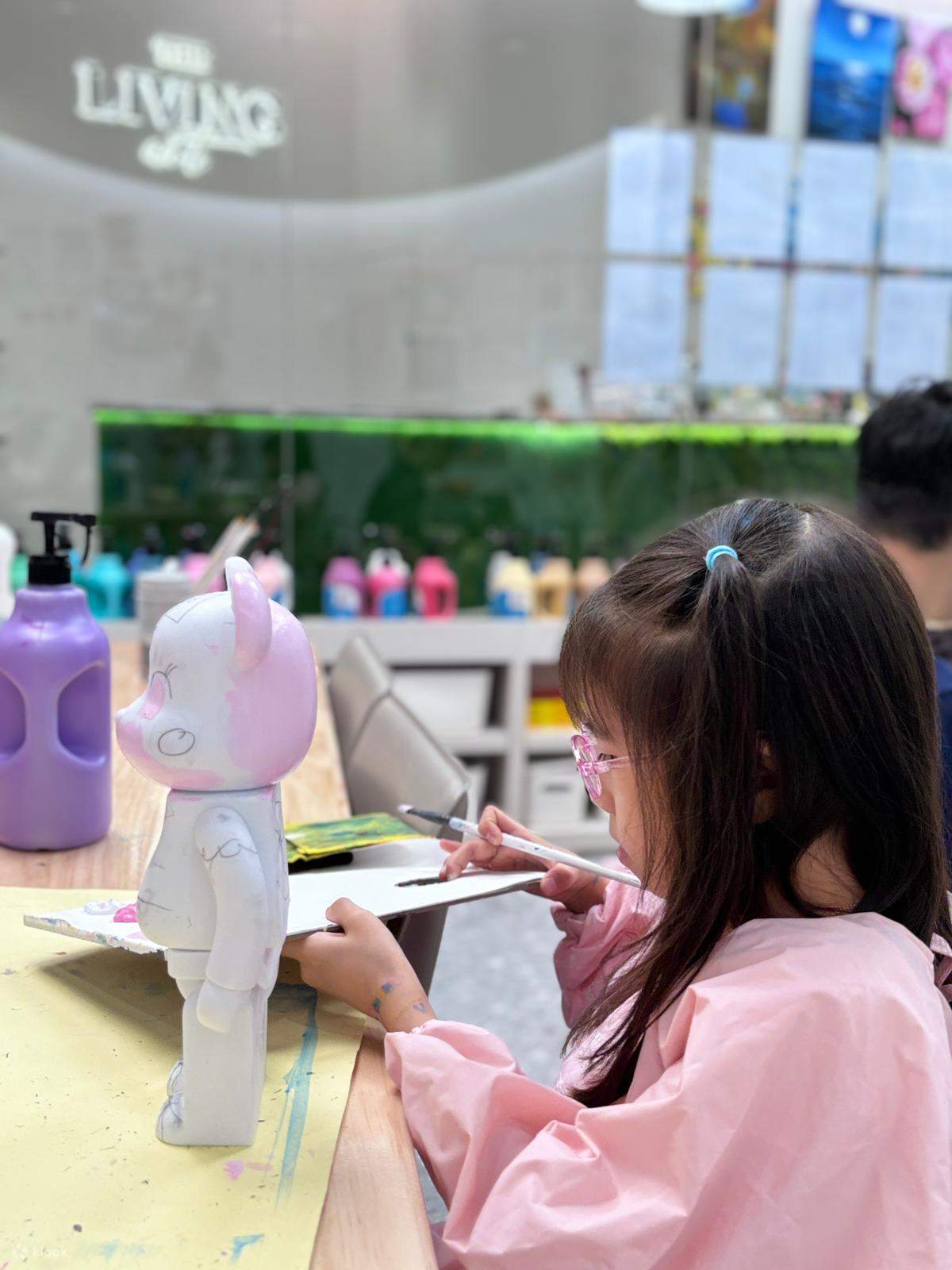 The Living Art | DIY Hand Painting BearBrick Creative Painting Workshop ...