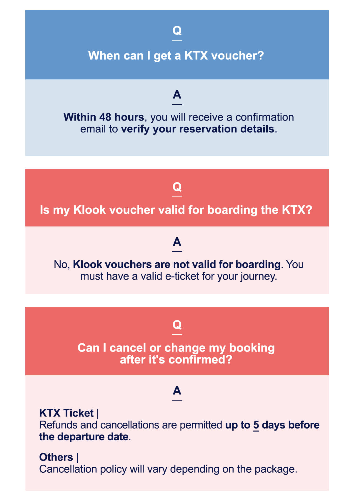 KTX Exclusive Combos - Klook