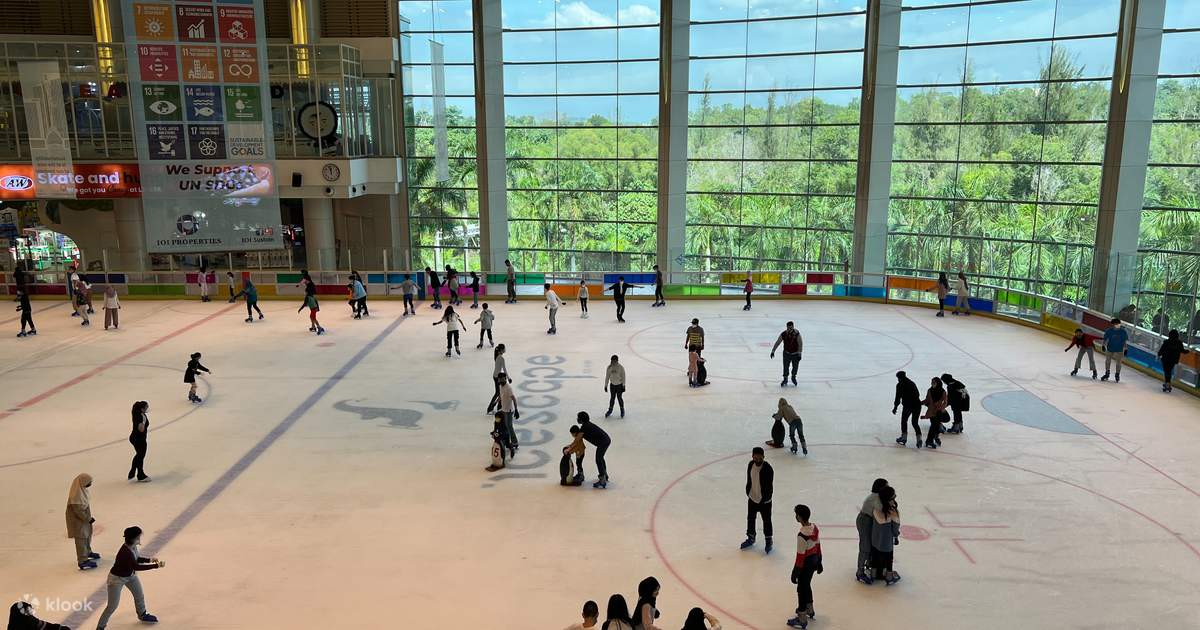 Ice Skating Experience at IOI City Mall in Putrajaya