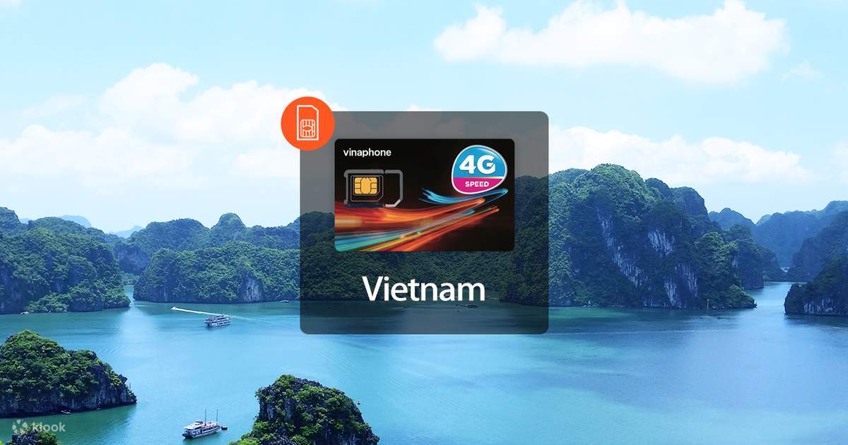 Vinaphone 3G/4G SIM Card for Vietnam - Klook 客路 台灣