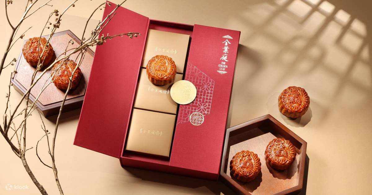 【Mooncake Offers 2023】Conrad Hong Kong | Golden Leaf Gourmet Mooncake ...