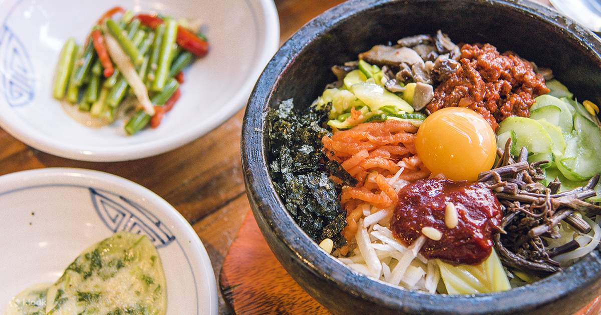 Gogung Bibimbap Sets for 2 in Myeongdong, Seoul, South Korea