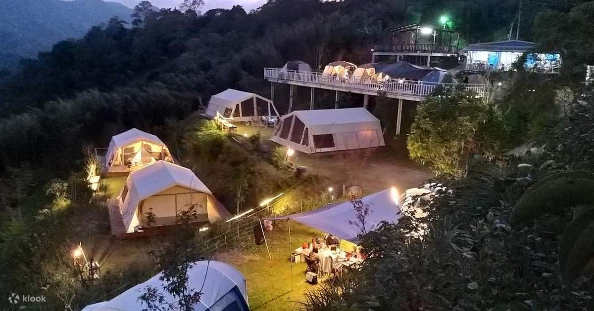 Meng Tian Glamping, Jianshi, Hsinchu - Scenic Campsite (No Gear Required)