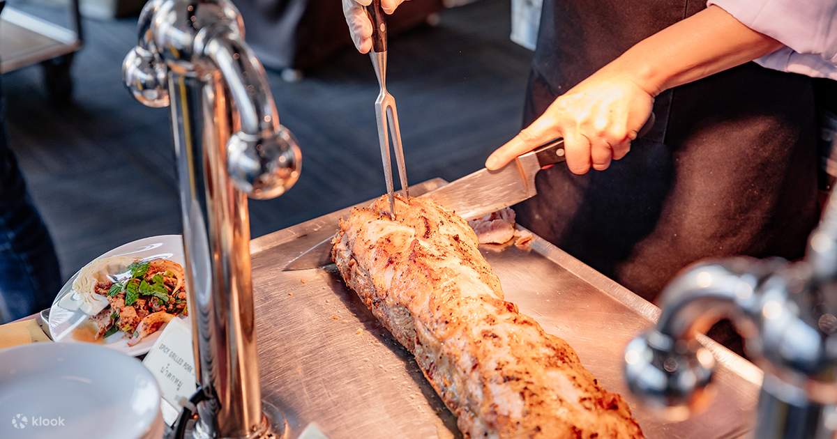 Crystal Grill Buffet in Baiyoke Sky Hotel's 82nd Floor in Bangkok, Thailand