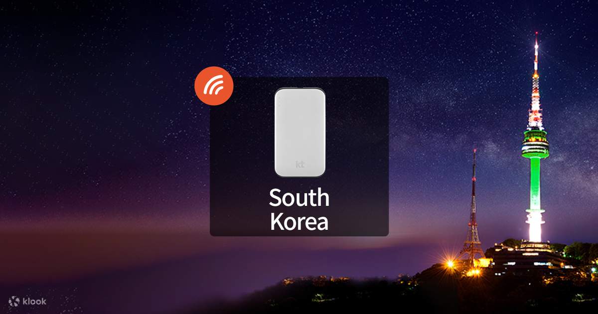 【優惠】韓國KT Olleh 4G行動WiFi分享器 - Klook 客路 台灣