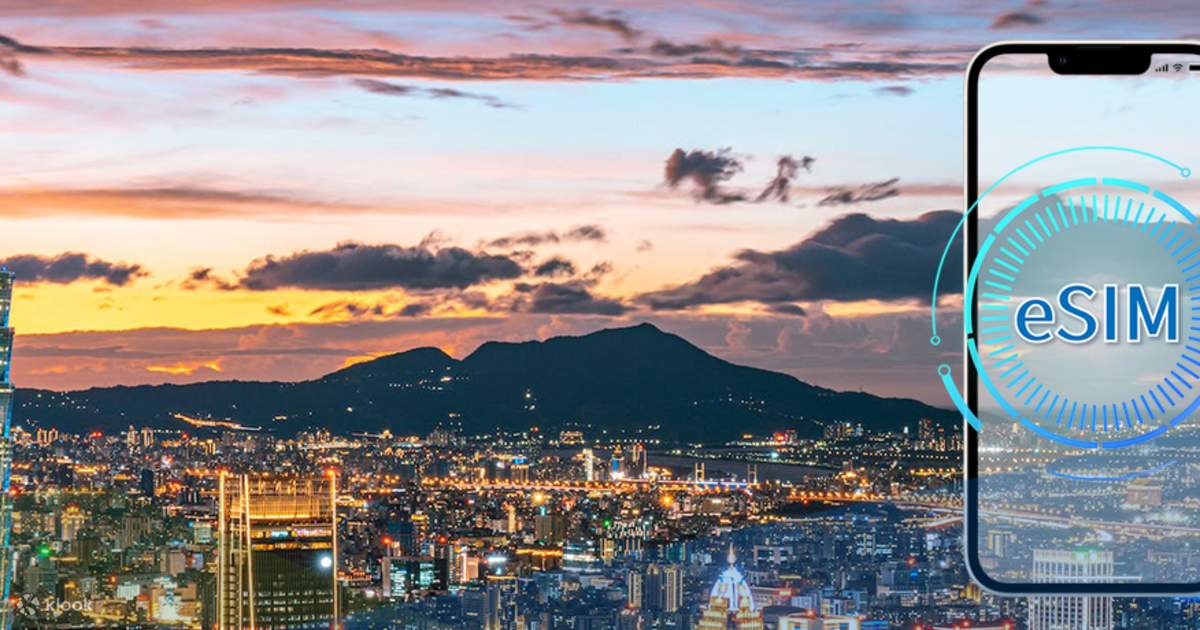 【KLOOK eSIM】4G eSIM for Taiwan - Klook United States US