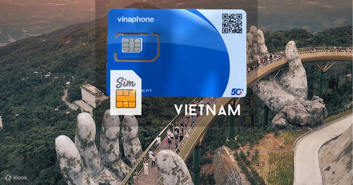 Vinaphone 4G SIM Card (DAD Airport Pick Up) for Vietnam - Klook United ...
