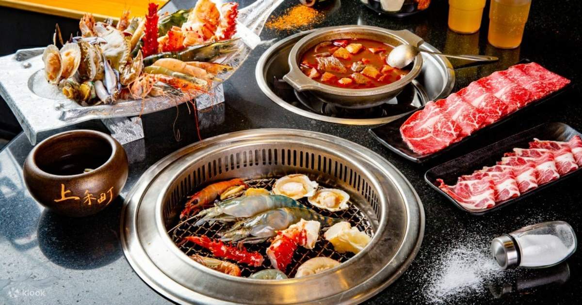 All You Can Eat at Shang He Ding Japanese BBQ in Ximen Station