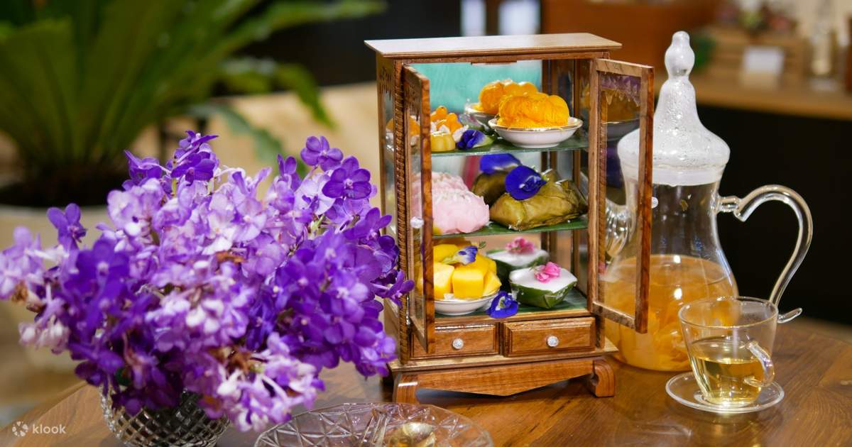 High Tea Sets at Cher Cheeva Thai Dessert Cafe at ICONSIAM, Thailand