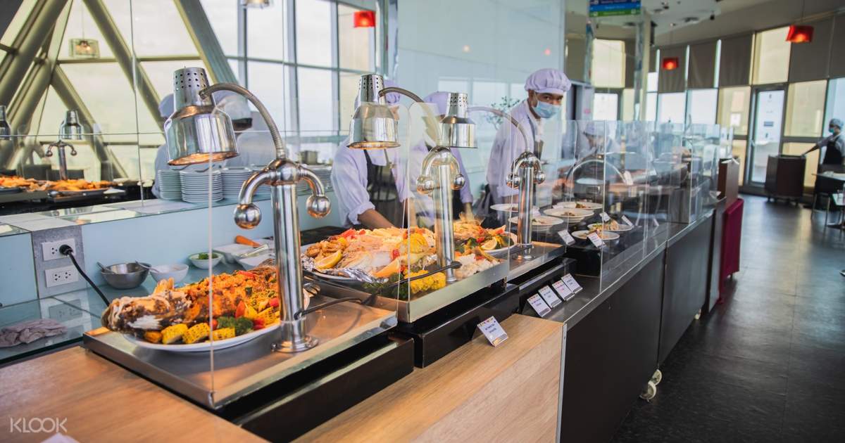 Bangkok Balcony Buffet in Baiyoke Sky Hotel's 81st Floor in Bangkok ...