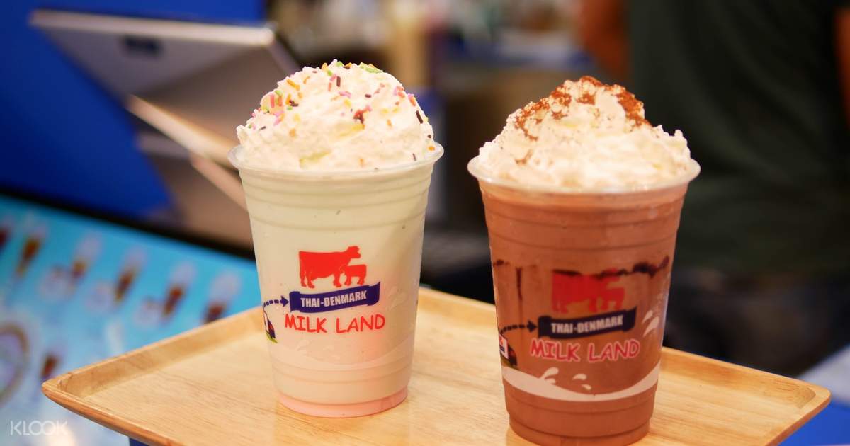 ร้าน Milk Land ที่สามย่านมิตรทาวน์