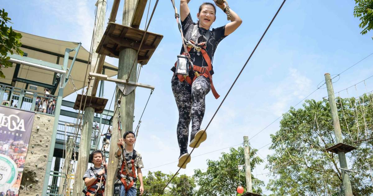 聖淘沙繩索探險 Klook客路 台灣
