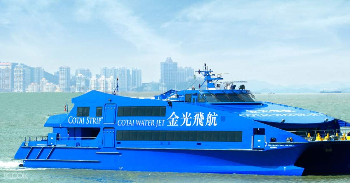 Cotai Water Jet Tickets for Hong Kong, Macau, and more!
