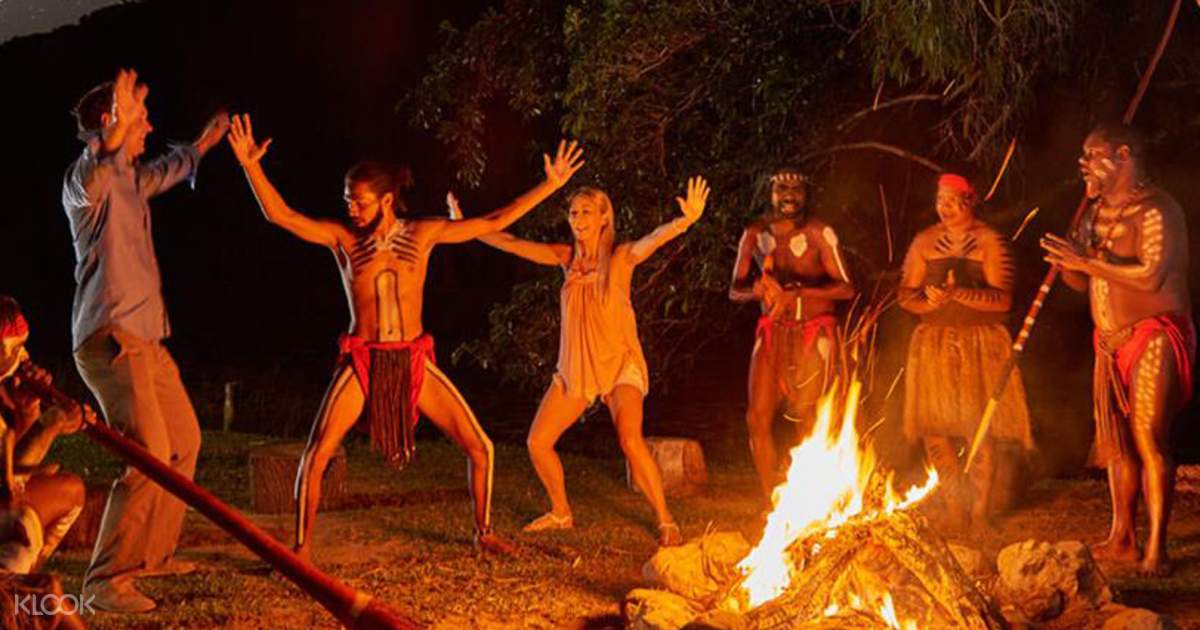 Tjapukai Aboriginal Cultural Park Night Fire (Self Drive) - Klook Australia