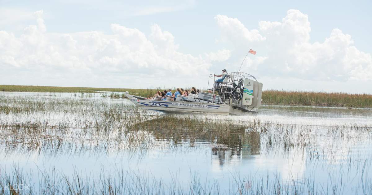 Sawgrass Recreation Park Admission Ticket & Airboat Ride - Klook US