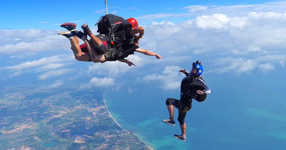 Dropzone Thailand Sea View skydiving from Bangkok and Pattaya - Klook India