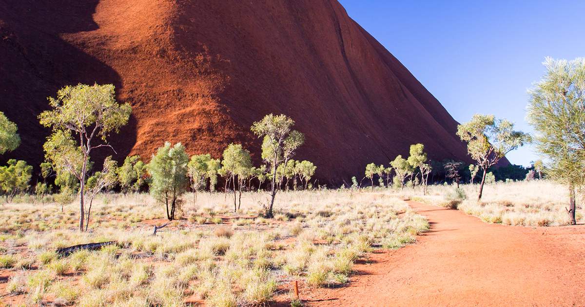 A Photo Of Uluru Projects In Action: SpIRIT Snaps Uluru From Space