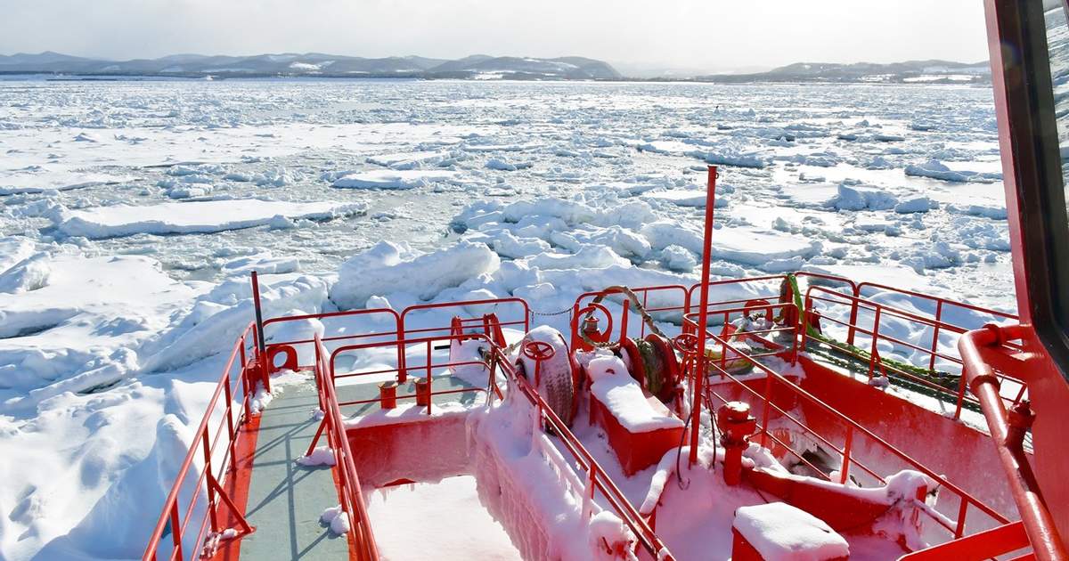 Icebreaker Ship Ride and Ice Fall Festival Day Tour from Sapporo ...