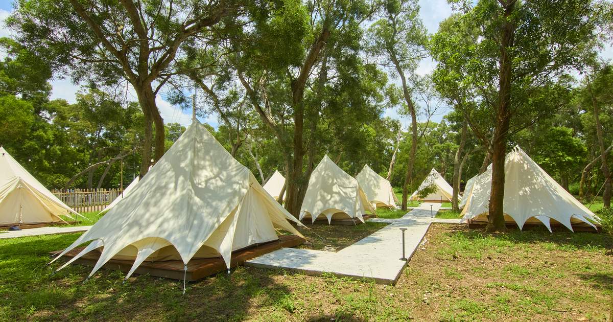 Check out the premium lazy camping area - Klook