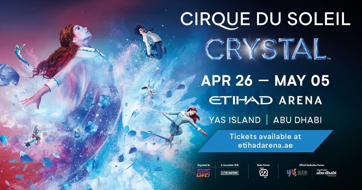 1 Day Cirque du Soleil CRYSTAL Ticket in Abu Dhabi - Klook Estados Unidos