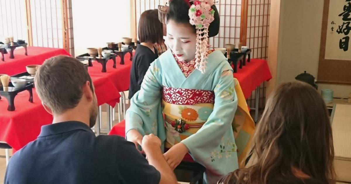 Tea Ceremony, Dance Lesson and Game with Japanese Maiko - Klook United ...