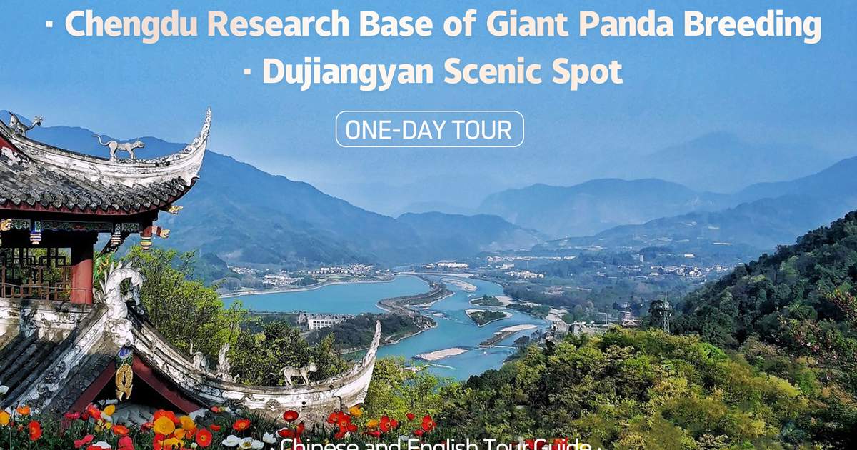 Chengdu Research Base of Giant Panda Breeding Dujiangyan One-Day Tour ...