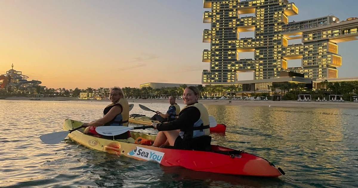 Experience the Palm Jumeirah Double Kayak Tour - Dubai's Premier ...
