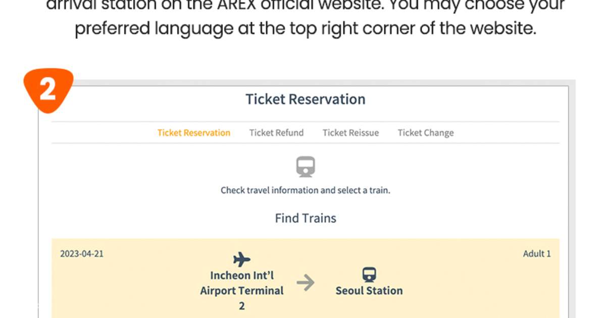 Buy AREX Incheon Airport Express Train, Seoul One Way Ticket Online ...