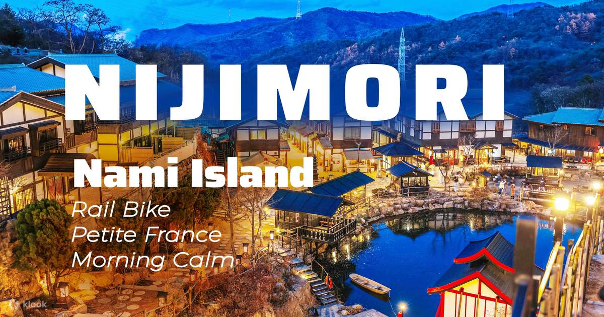 Nami Island & Nijimori Japan & Morning Calm & Railbike & Alpaca - Klook ...