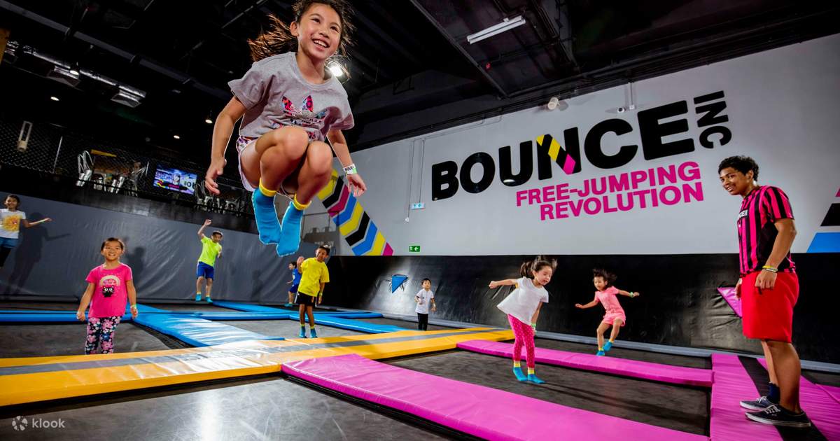 Sân chơi tự do BOUNCE và Công viên Bạt lò xo trong nhà ở Singapore ...