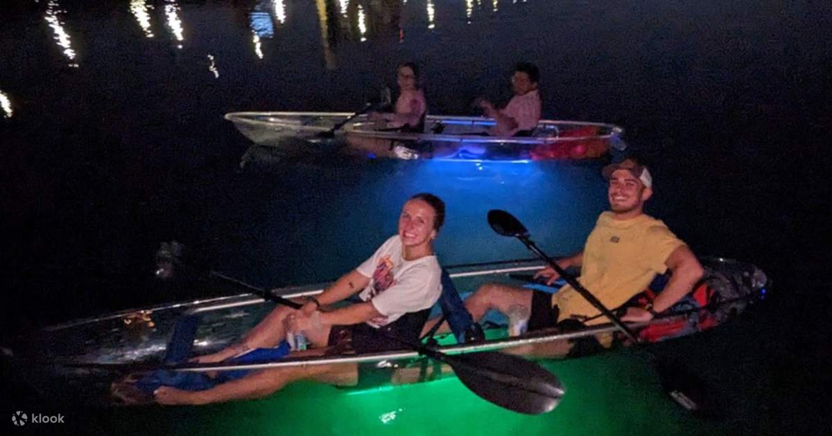 올랜도에서 데이트 나이트 LED 클리어 카약 또는 패들보드 체험 - 클룩 Klook 한국