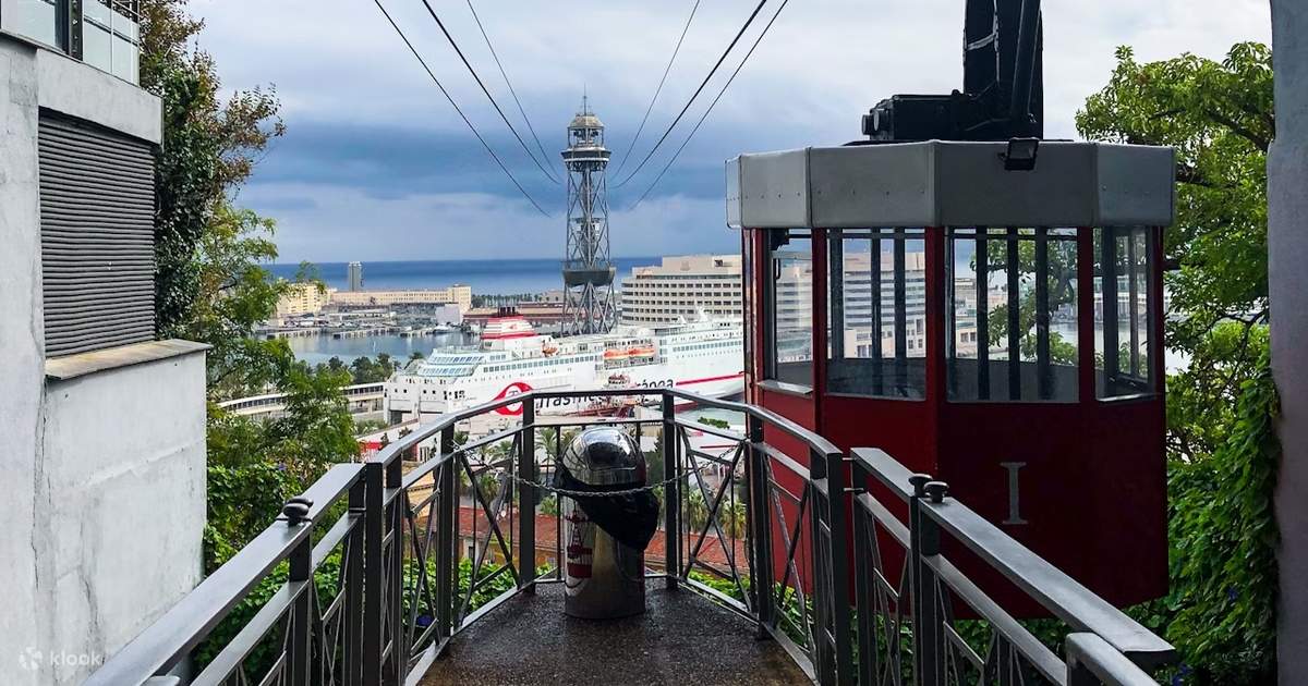 One-way cable car ticket from Montjuic Mountain in Barcelona - Klook Россия