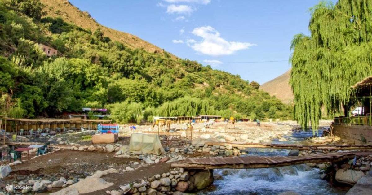 从马拉喀什出发的阿特拉斯和阿加菲之旅,含午餐、游泳和骑骆驼 Klook客路
