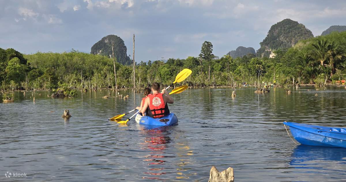 Krabi: Jurassic Jungle Kayaking and Phra Nang Cave Beach Tour - Klook