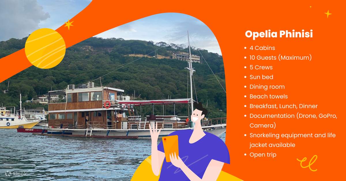 Ophelia Phinisi Sailing Komodo Liveaboard Labuan Bajo - Klook Singapore
