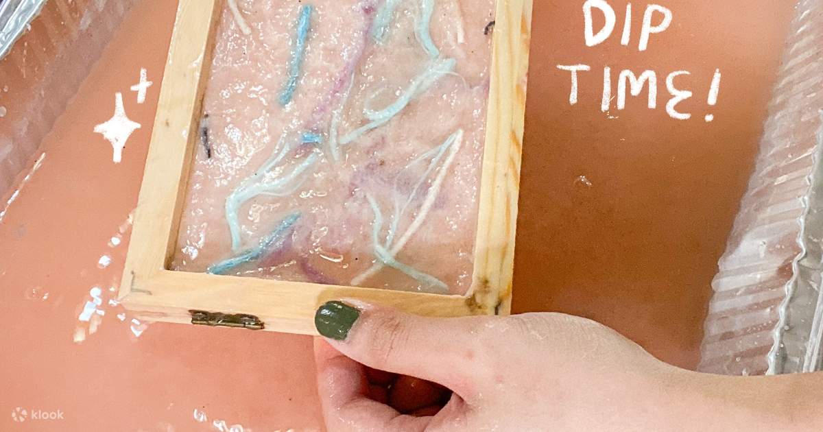 Sustainable Paper Making Workshop in Singapore - Klook