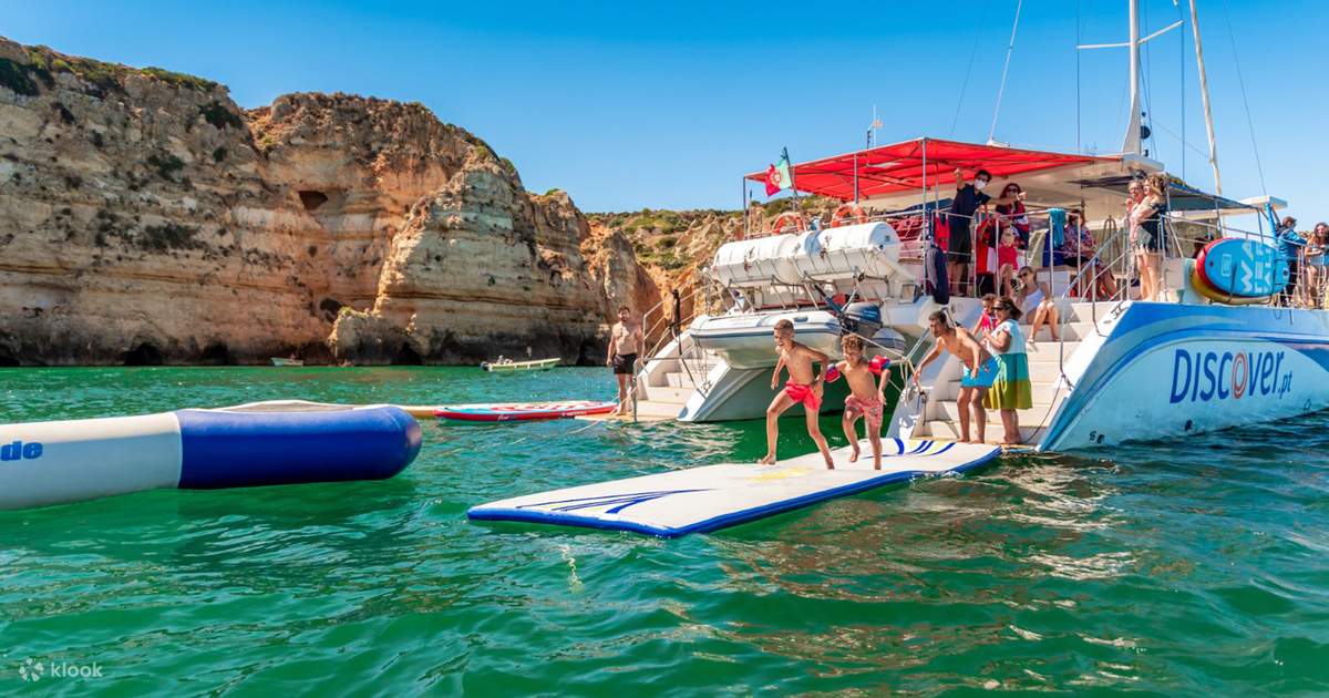 Algarve summer fun catamaran cruise experience from Lagos - Klook ...
