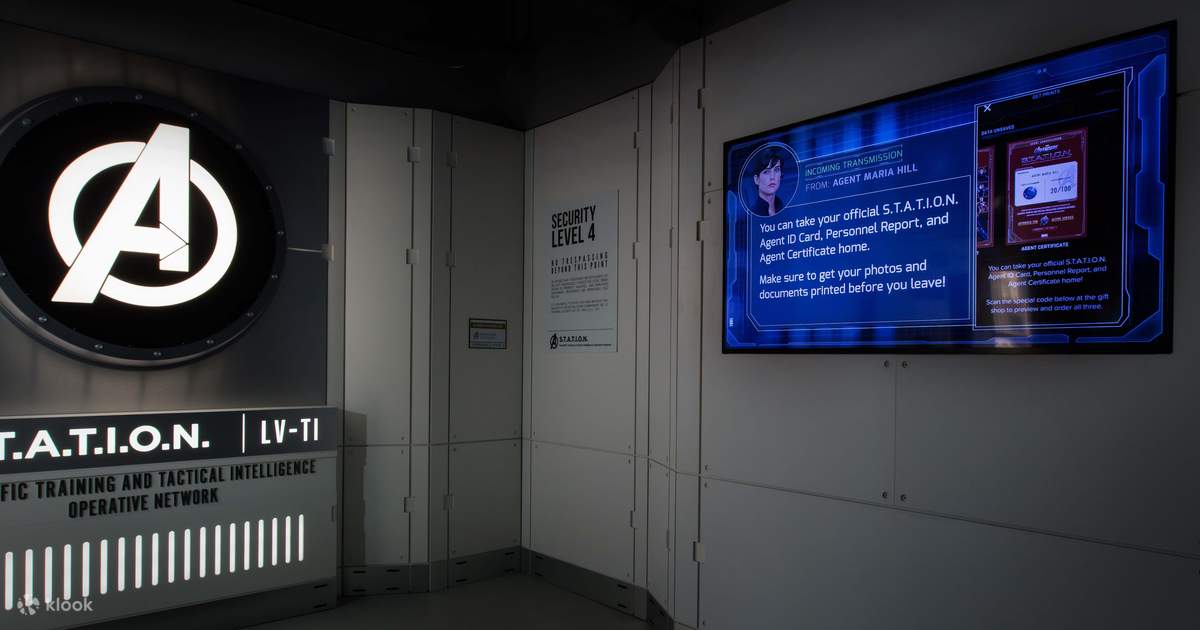 Admission Ticket to Marvel Avengers S.T.A.T.I.O.N. in Las Vegas, USA ...