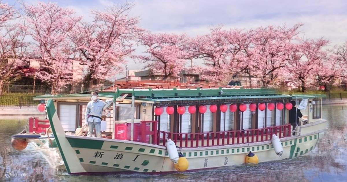 Tokyo Cherry Blossom Season Limited Japanese-style Yakatabune Cruise ...