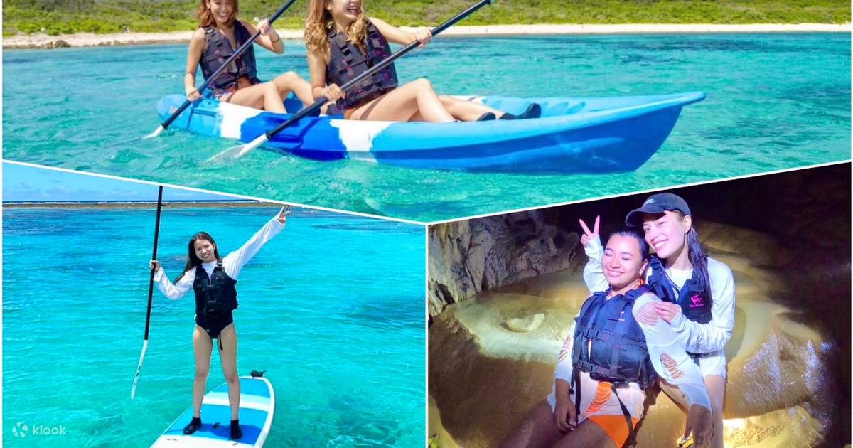 Miyakojima SUP x Eksplorasi gua batu kapur labu & pengalaman berkano ...