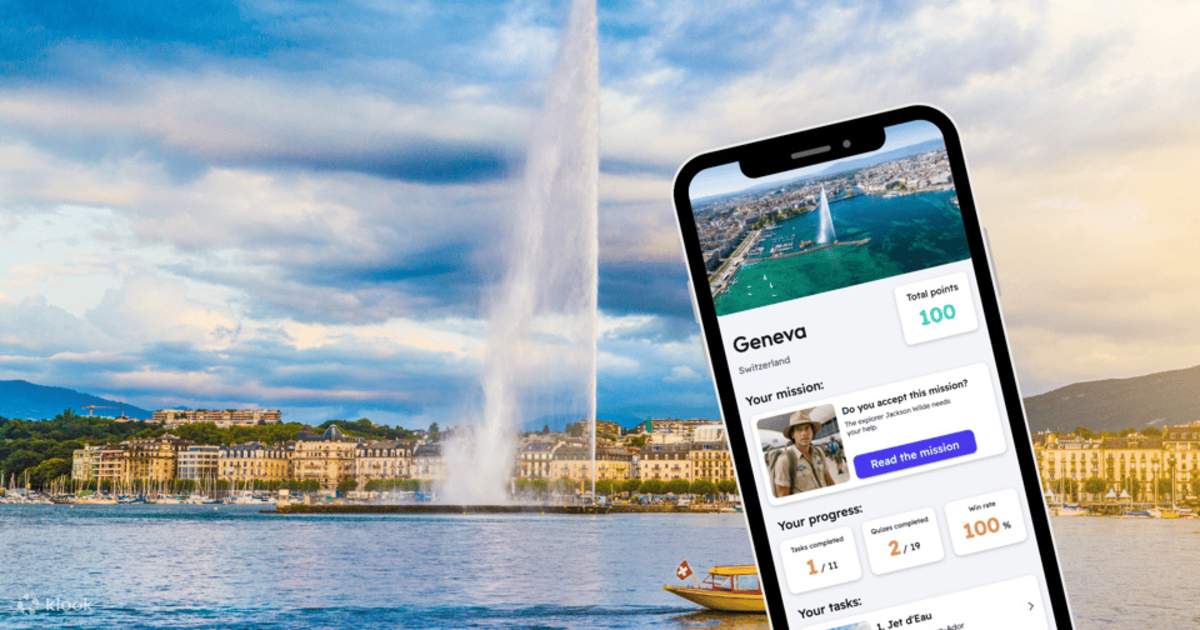 Geneva Exploration Game and City Tour on your Phone - Klook