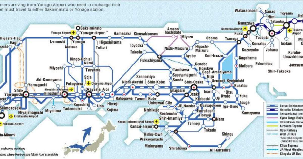 7 Day JR-WEST All Area Pass - Klook