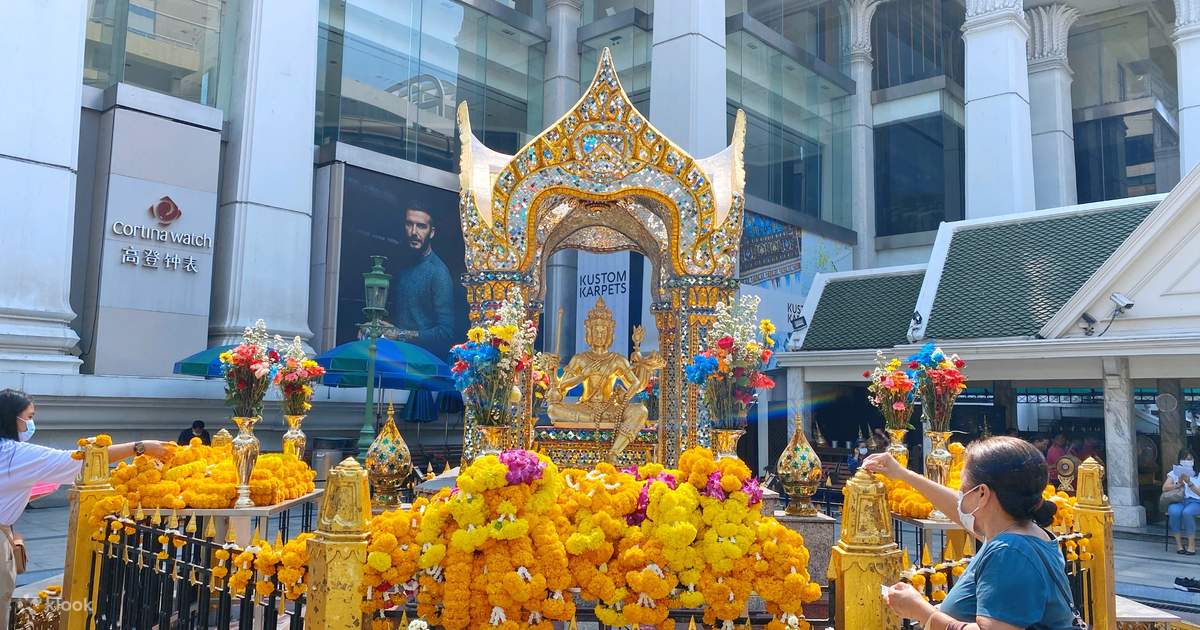 Kuil Erawan Bangkok Buat permohonan atau Layanan Votive Online - Klook ...