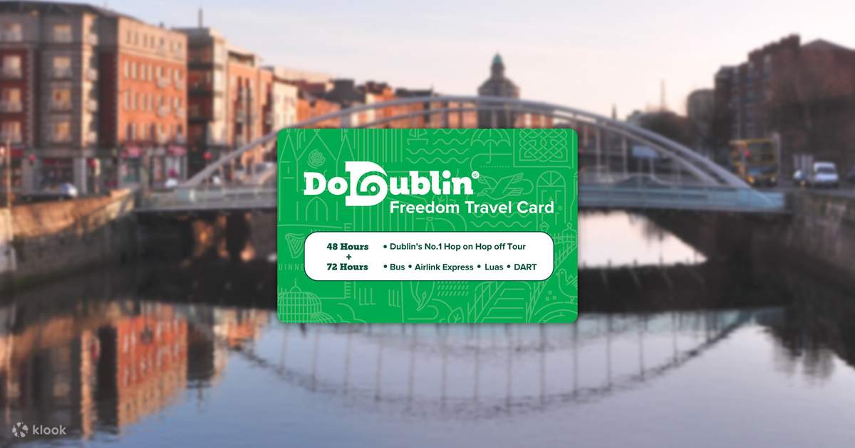 DoDublin Freedom Card - Dublin Sightseeing & Public Transport - Klook ...